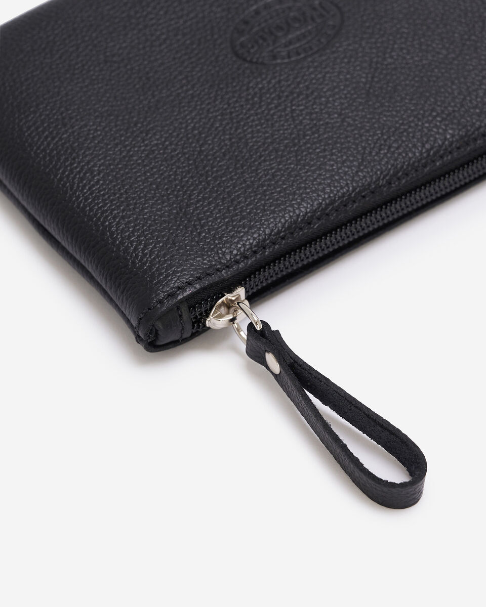 Large Zip Pouch Cervino | Leather Accessories | Roots