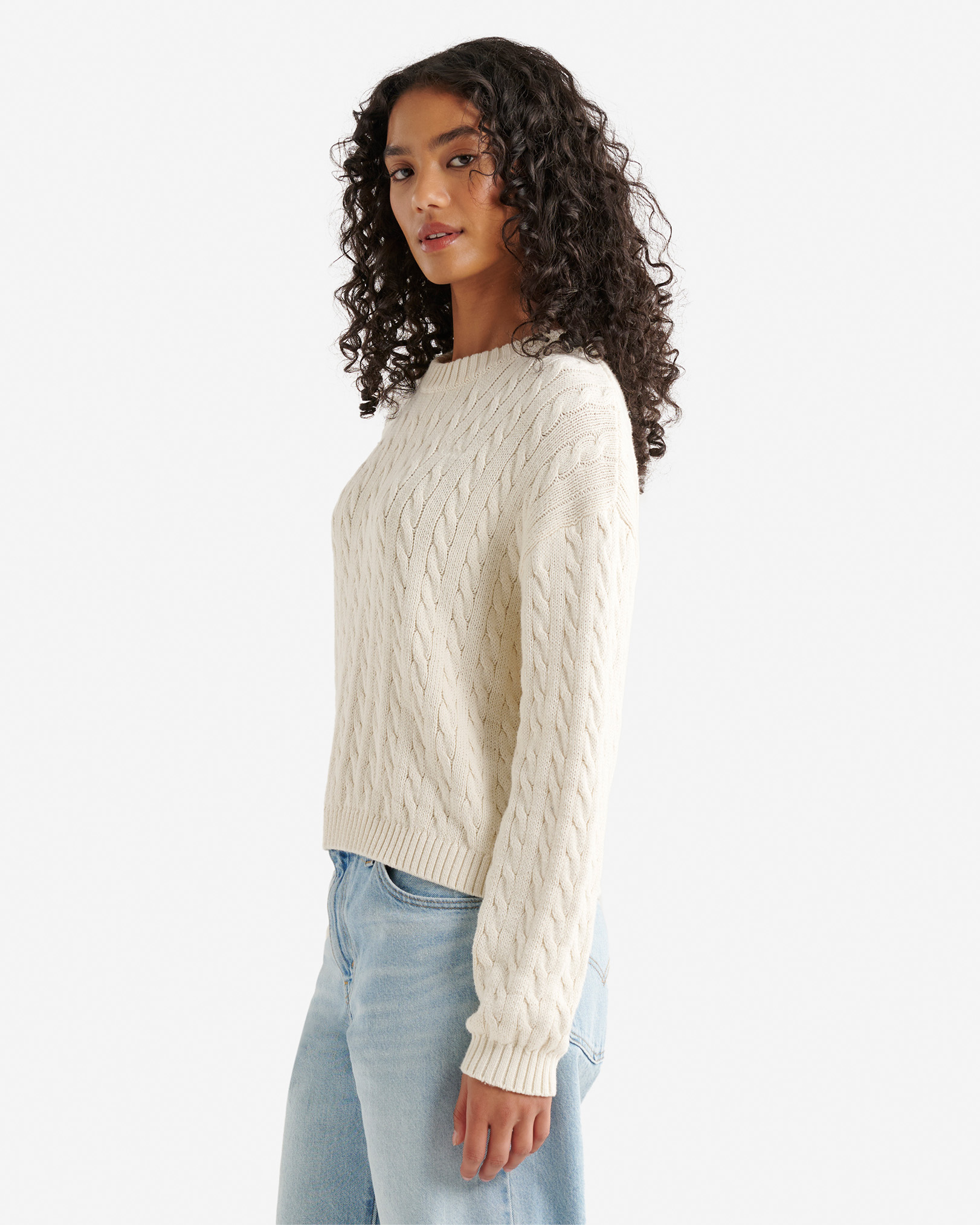 Roots Cable Crew Sweater | Roots