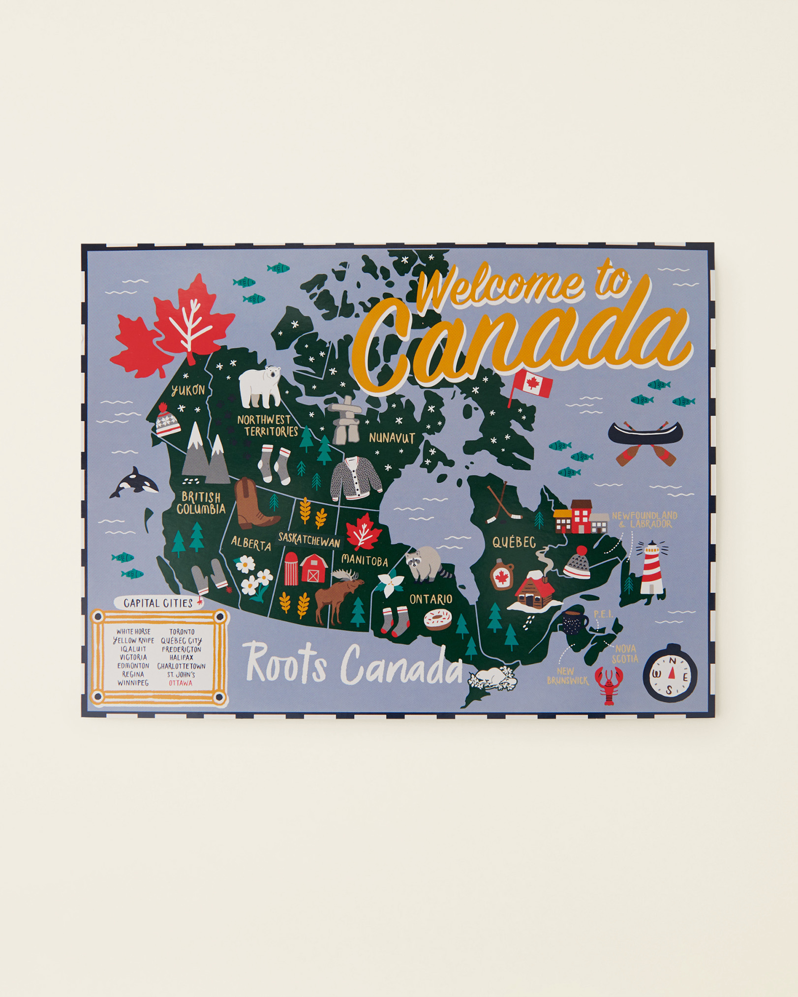 Map Of Canada 1000 Piece Puzzle | Roots
